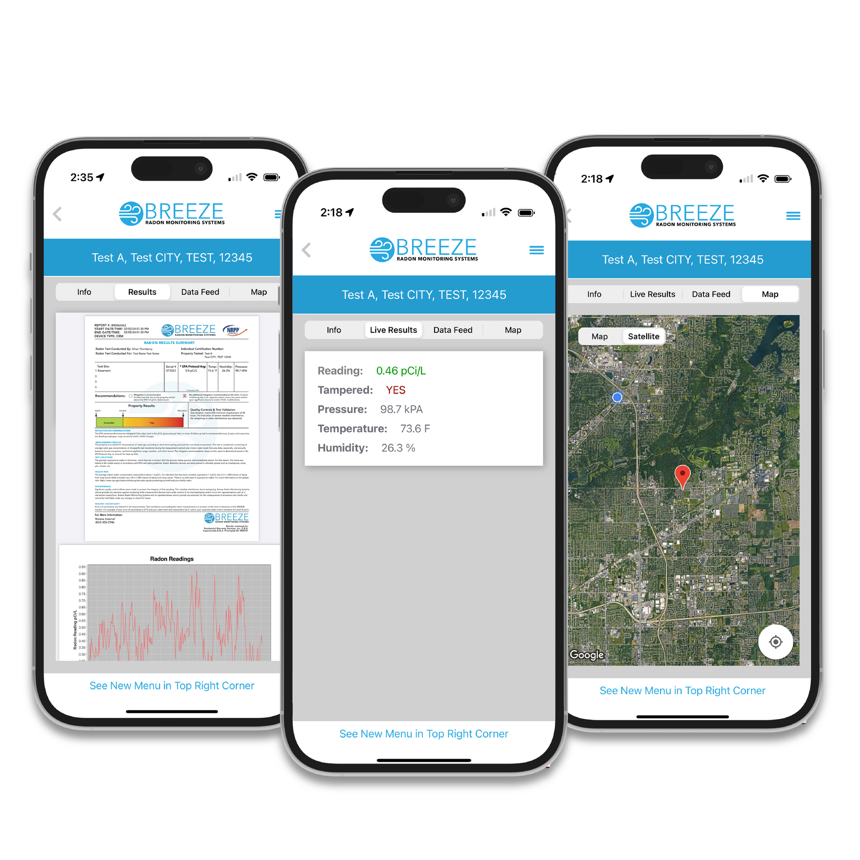 BREEZE Radon Monitor – Inspector Outlet