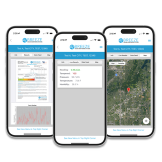 BREEZE Radon Monitor – Inspector Outlet