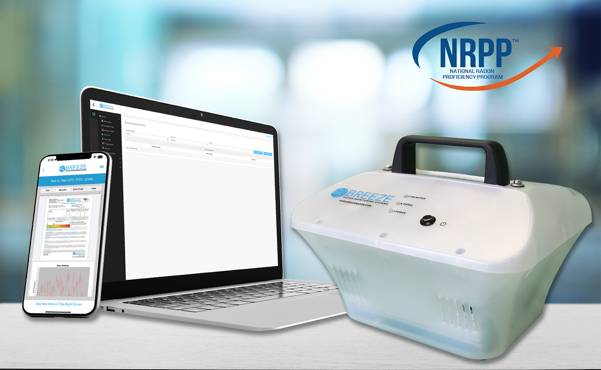 BREEZE Radon Monitor – Inspector Outlet