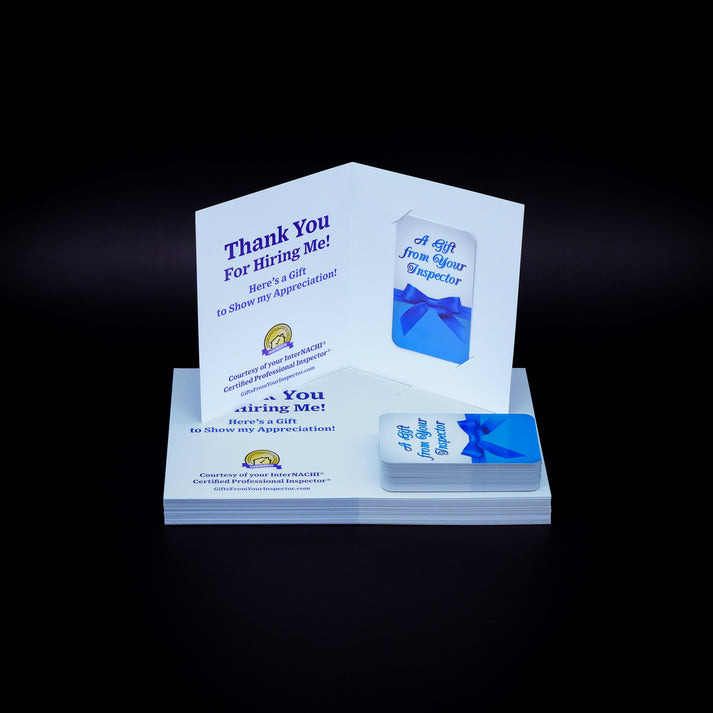 Gifts from Your Inspector Cards (pack of 50) – Inspector Outlet