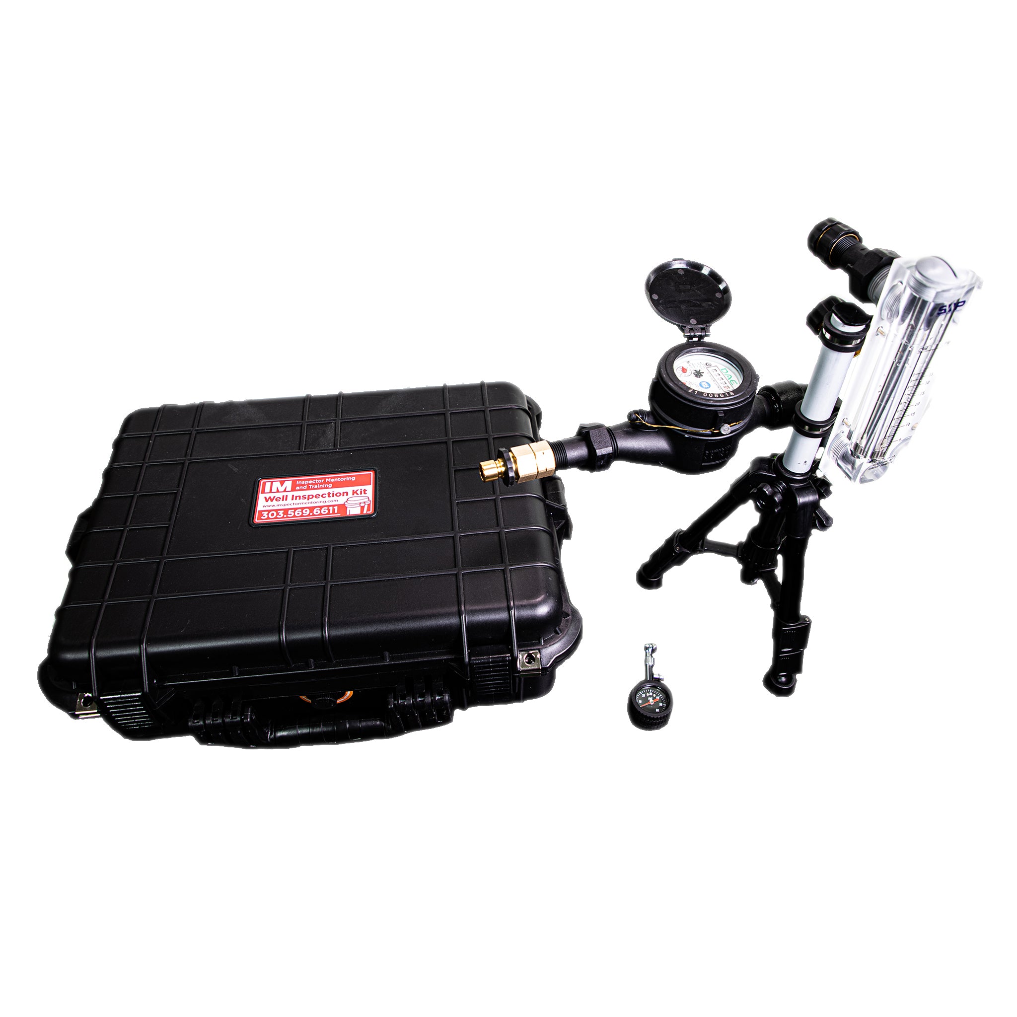 Well Inspection Pump Flow Gauge Set – Inspector Outlet